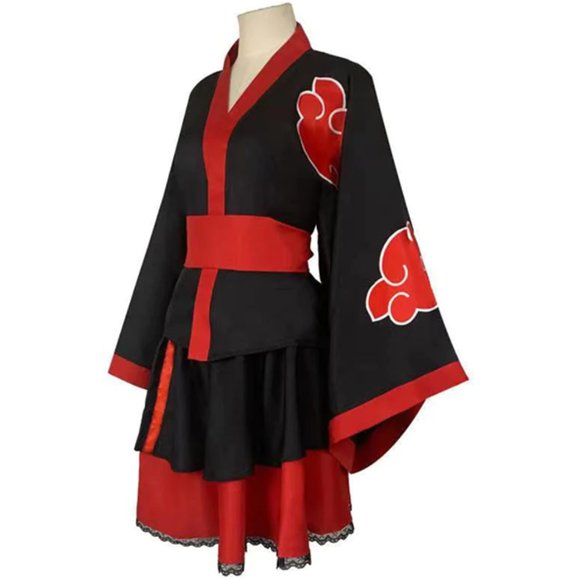 Dresses | Anime Naruto Akatsuki Kimono Halloween Cosplay Costume Xl ...